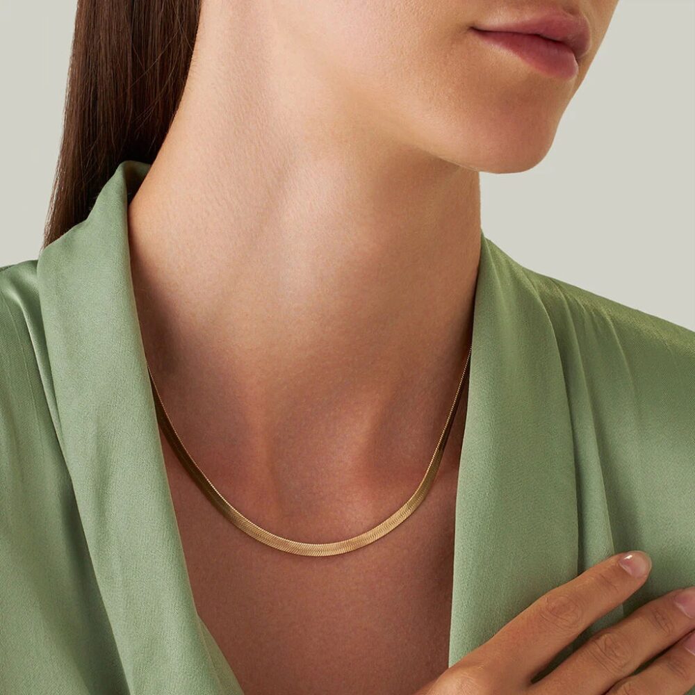 Collana Donna Stroili A Catena Placcata Oro Giallo 18 Kt